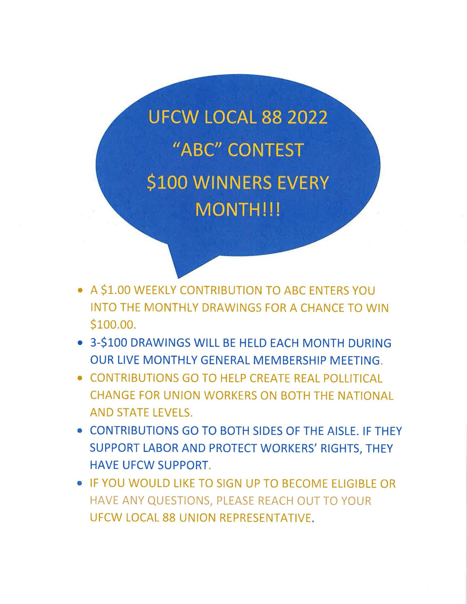 UFCW Local 88 – Working towards a brighter tomorrow